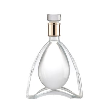 High quality 750ml brandy crystal glass bottle