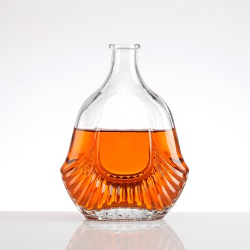 500ML Patterned Liquor Glass Bottle