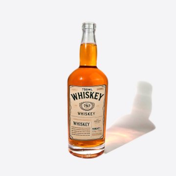 700ml 750ml Whisky Tequila Glass Bottle With Bulging Neck